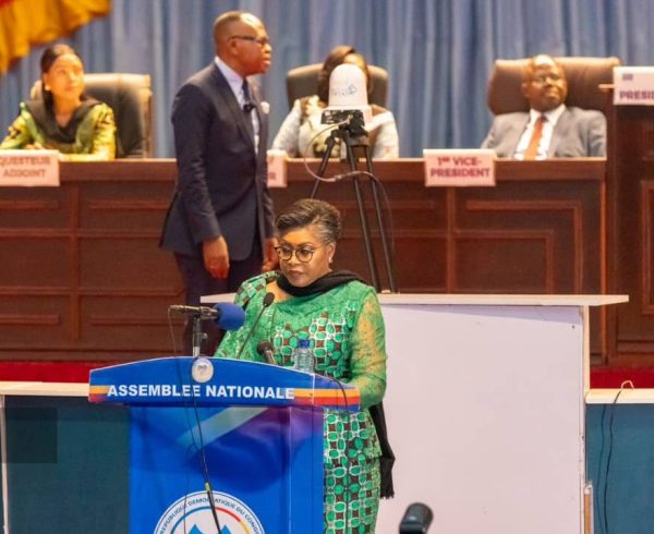 Judith Suminwa présente son programme de Gouvernement devant l’Assemblée Nationale - Journal de ...