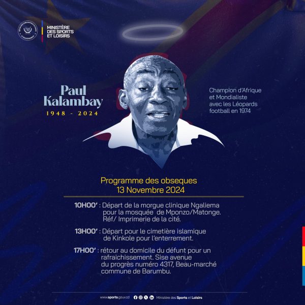 Décès de Mohamed Kalambay, Légende du Football Zaïrois - Journal de ...