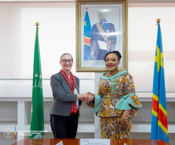 Coopération RDC-USA Gracia Yamba et Corina Sanders discutent du ...